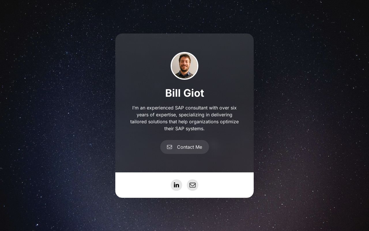 Bill Giot - SAP Consultant